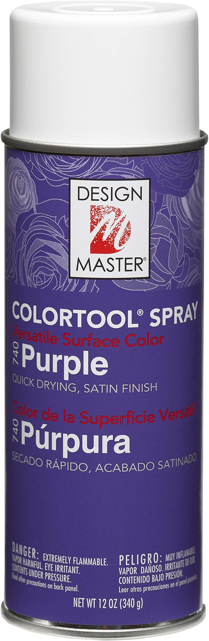 Amazon.com: design master Colortool Floral Spray Paint 12oz Flat Black ...