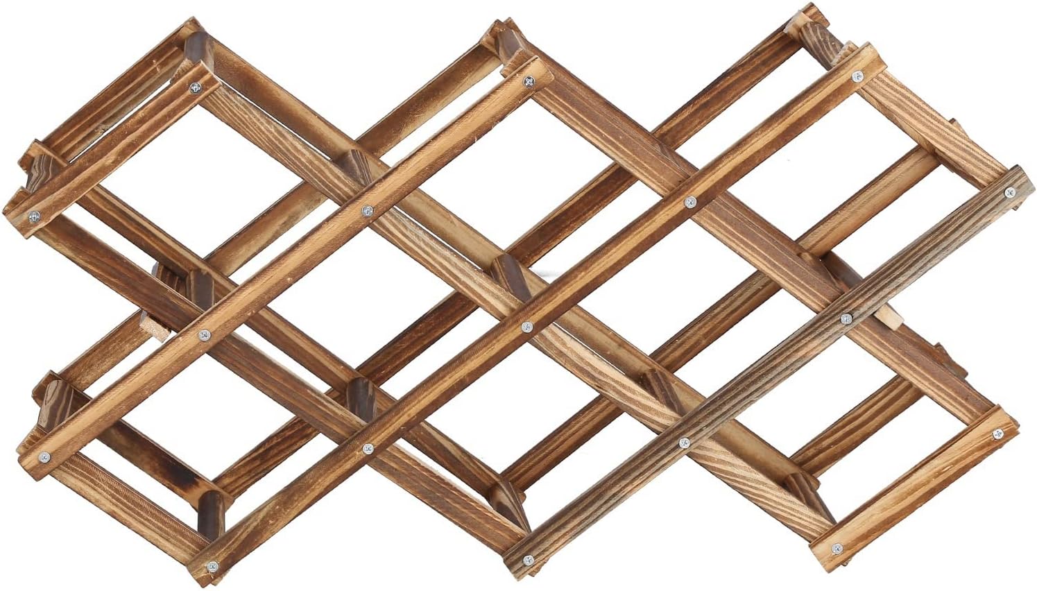 Amazon.com: MEUMITY Countertop Wine Racks, 10 Wine Bottles Wine Cabinet ...