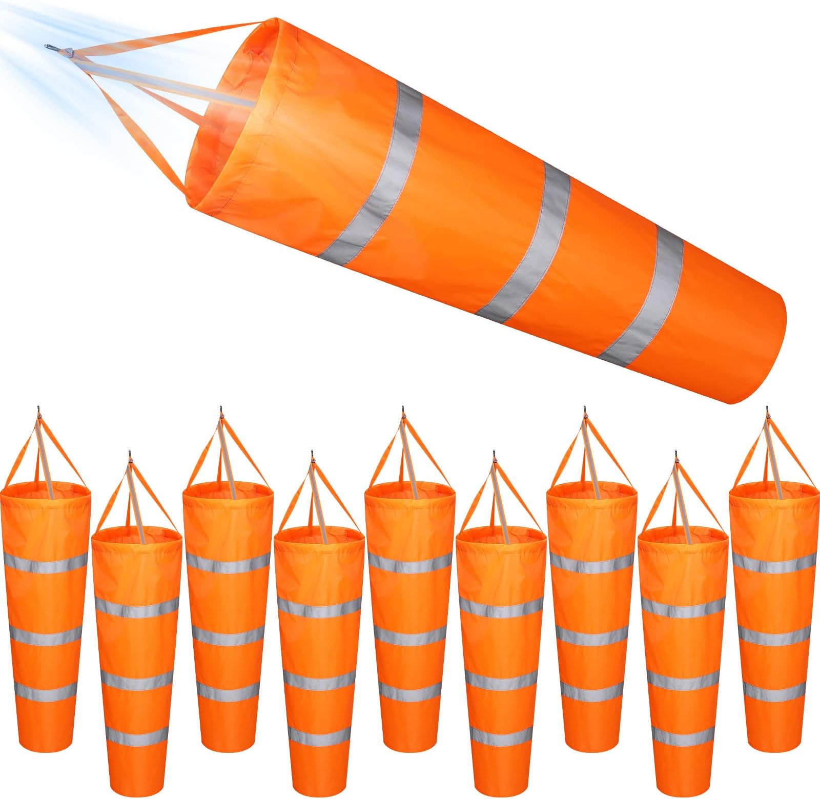 Amazon.com: Airport Windsock Corporation 8" X 36" Orange Replacement ...