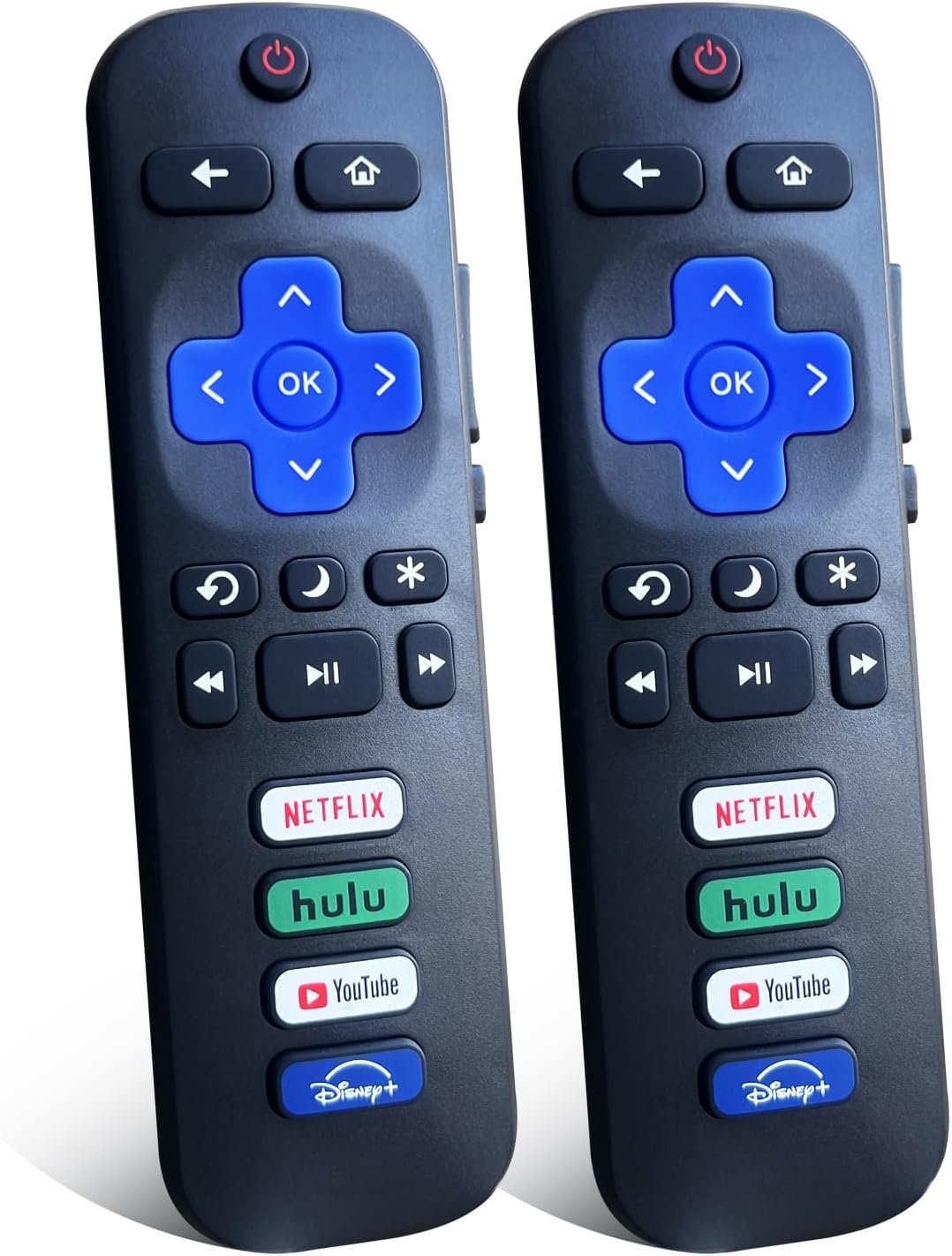 [2 Pack] Replacement Remote for TCL Roku TV, Compatible with Hisense ...