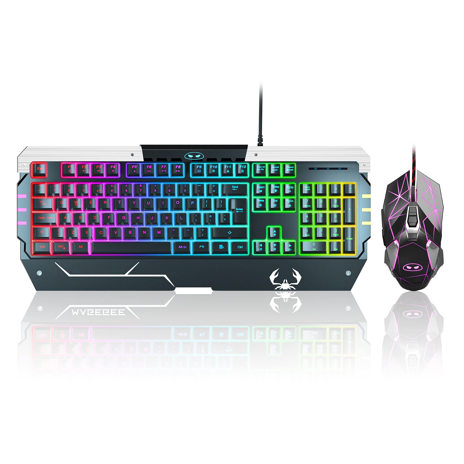 Usb Rgb Gaming Keyboard And Mouse Combo Anivia Gt817 104 | Desertcart ...