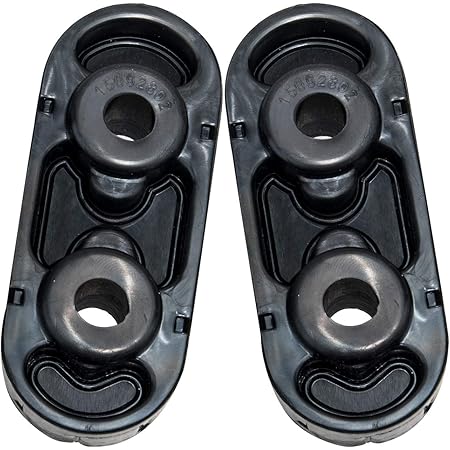 Amazon.com: NewYall Pack of 2 Exhaust Insulators Hanger Reduces ...