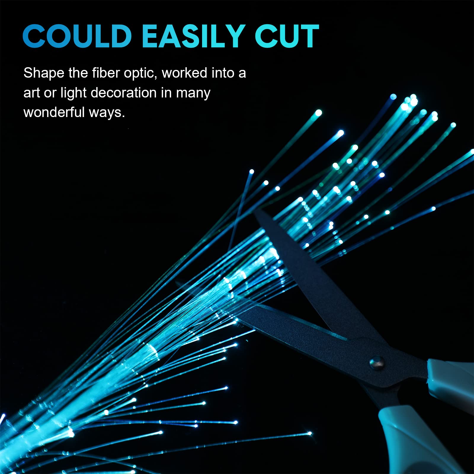 60 Pcs Light up Hair Accessories LED Hair Clips Fiber Optic LED Hair ...