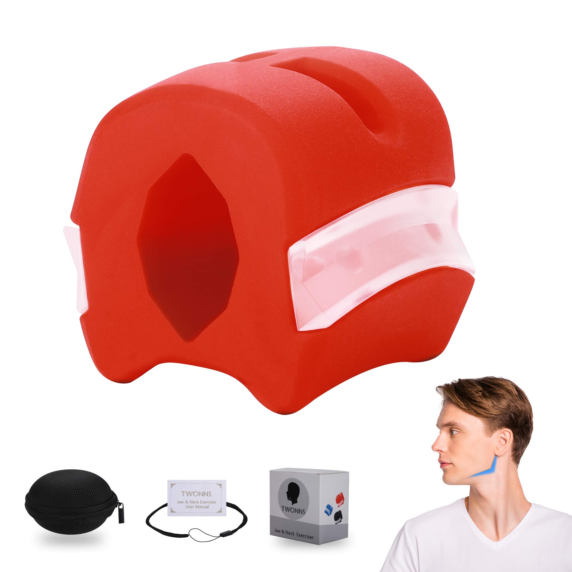 Buy Double Chin Exerciser TWONNS , Jawline Exerciser for women/Men ...