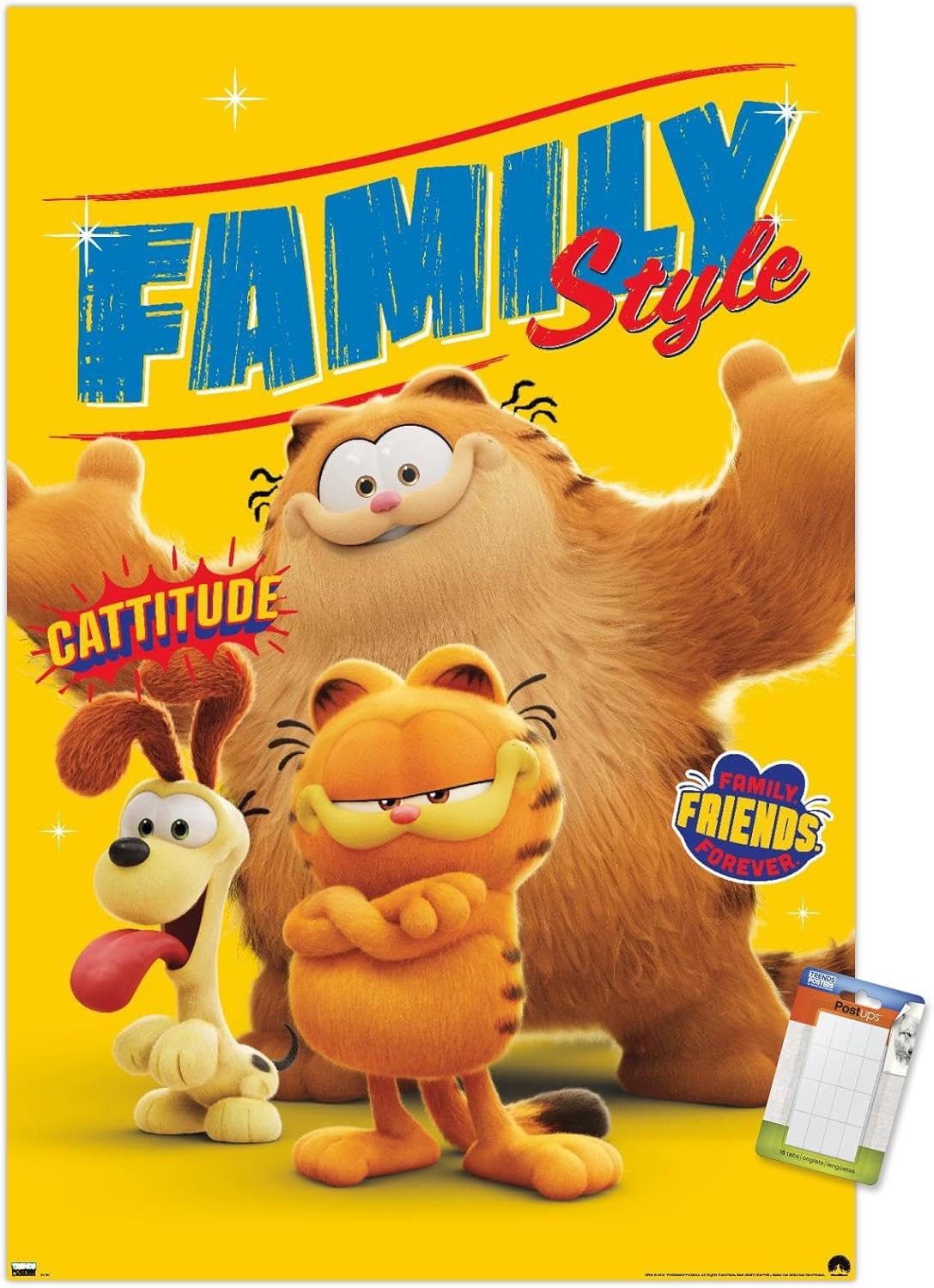 Amazon.com: Trends International The Garfield Movie - Family Style Wall ...