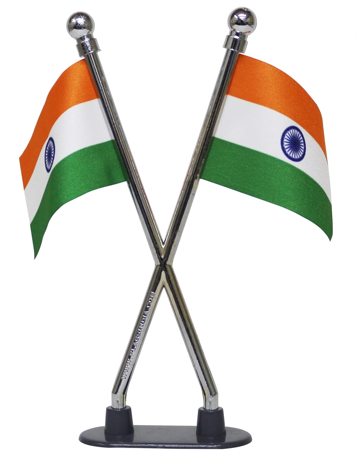 THE FLAG SHOP Indian Miniature Car Dashboard Flags with an ABS X-Staff ...