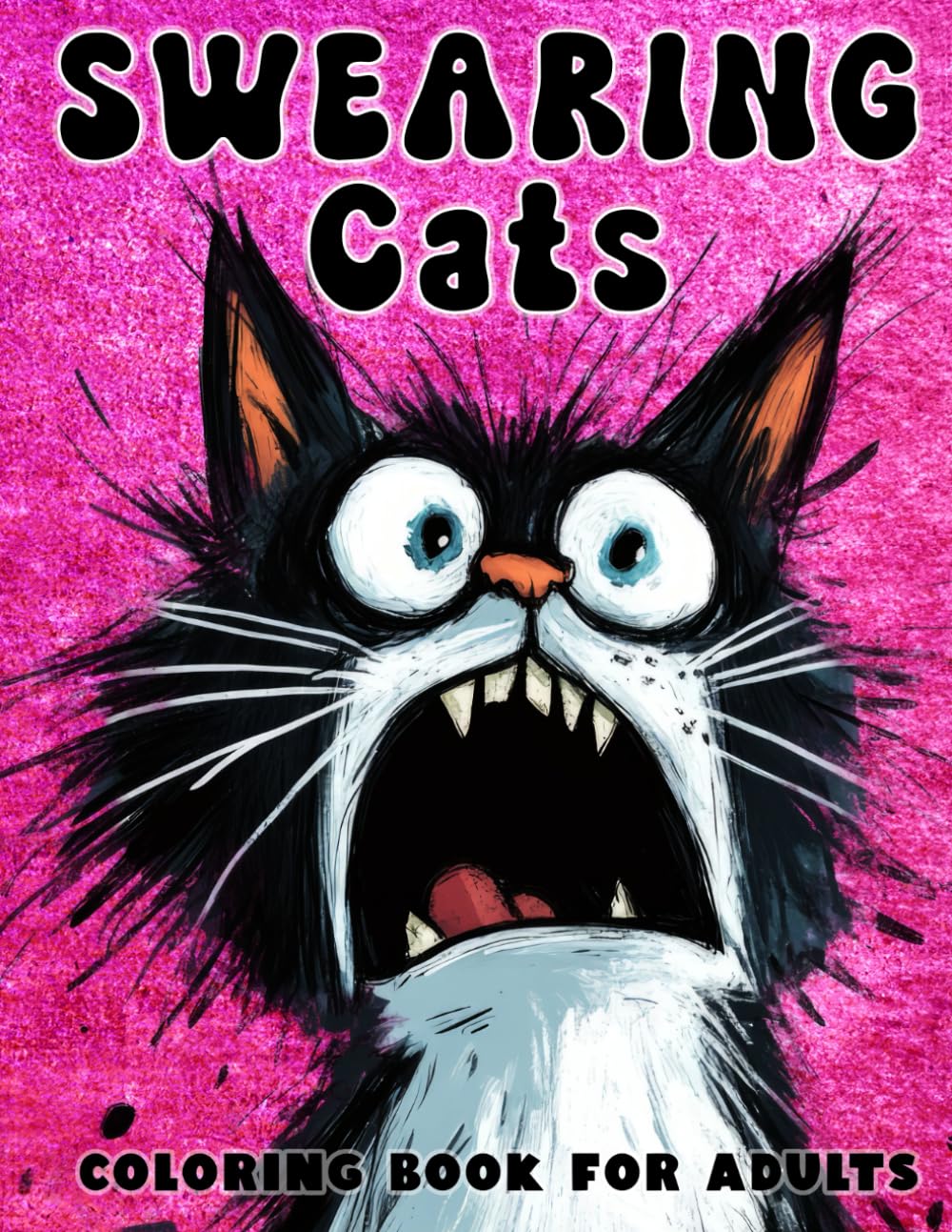 Amazon.com: Swearing Cats Coloring Book For Adults: 38+ Funny Kitty ...