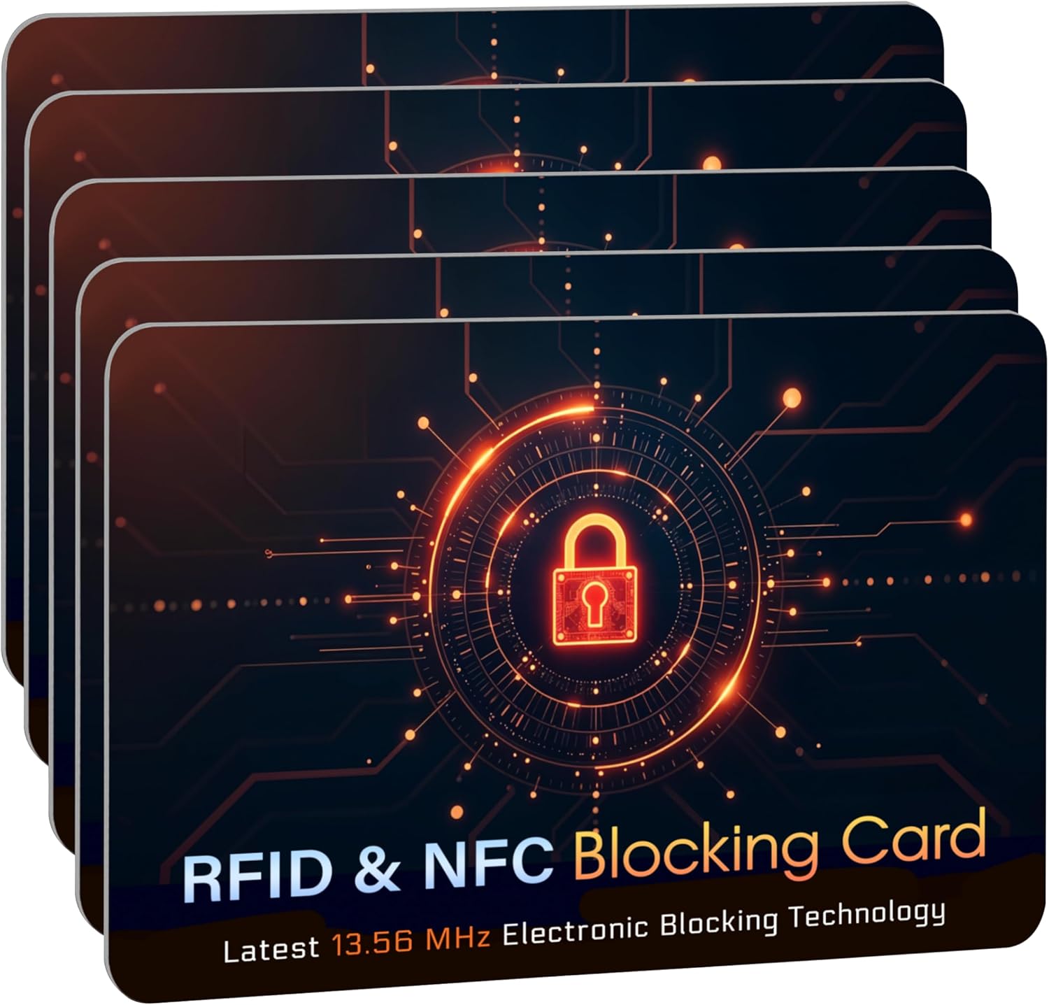 Amazon.com: SaiTech IT 5 PK RFID Blocking Cards Protect Your Entire ...
