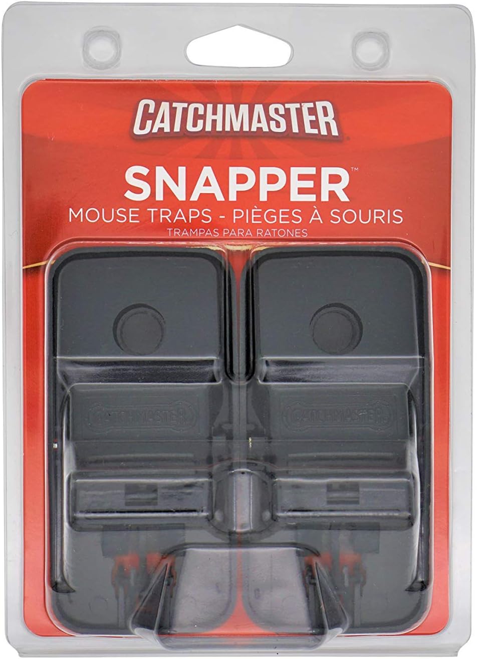 Amazon.com : Catchmaster 605R Snapper Easy Set Mouse Trap, 2Pk : Patio ...