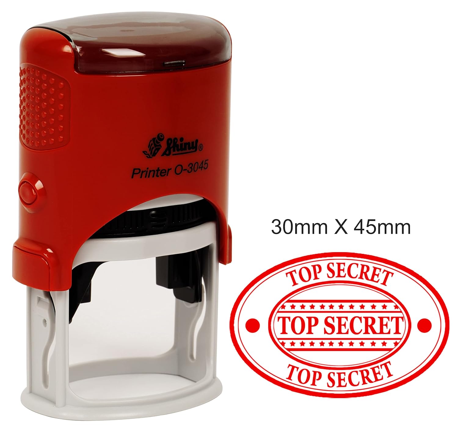 TOP Secret Personalized Text Stamp Self Inking Oval Rubber Stamps 30mm ...