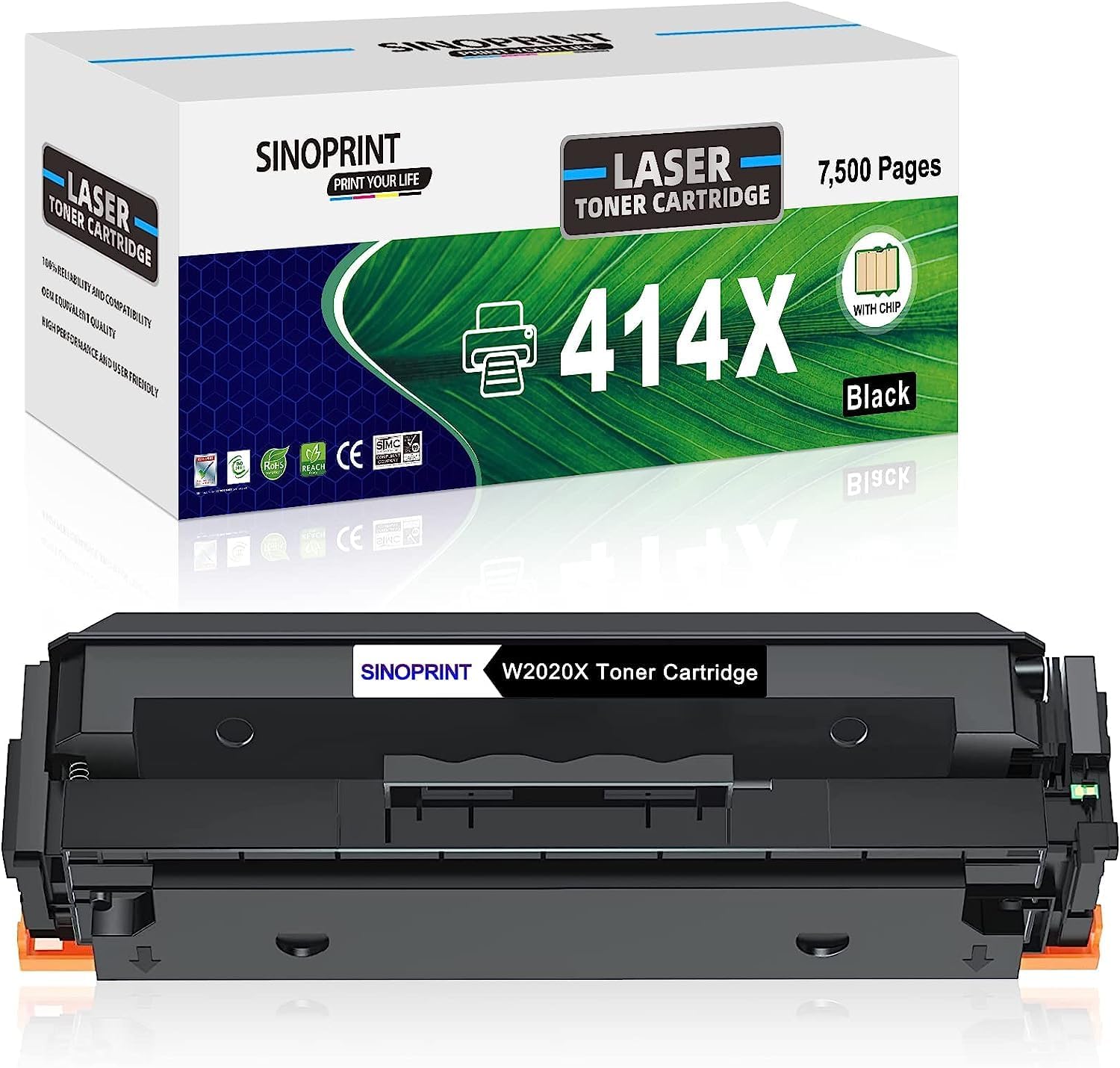 Amazon.com: SINOPRINT 414X (with CHIP) Compatible Toner Cartridge ...