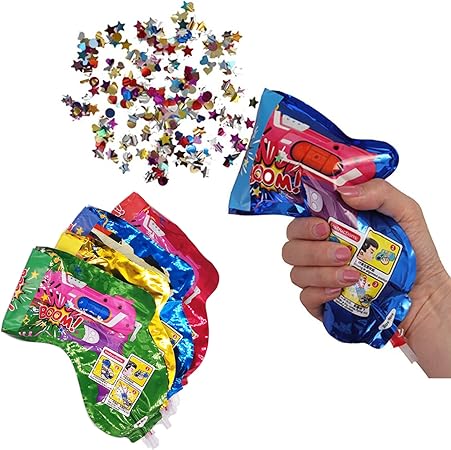 Amazon.com: Inflatable Fireworks Gun,20PCS Party Toys Confetti ...