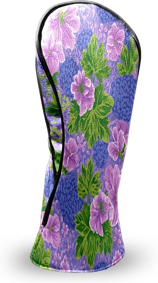 Amazon.com : Counullo Golf Head Covers - Floral PurplePink Driver ...