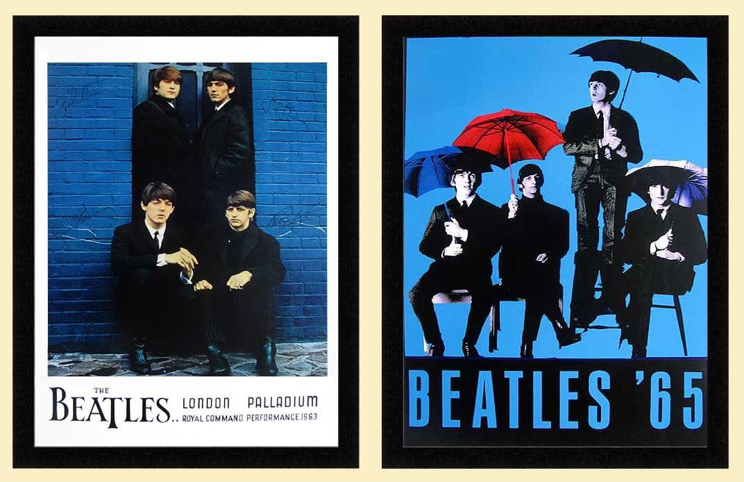Amazon.com: The Beatles Concert Posters Set of 2 Framed 20x14: Other ...