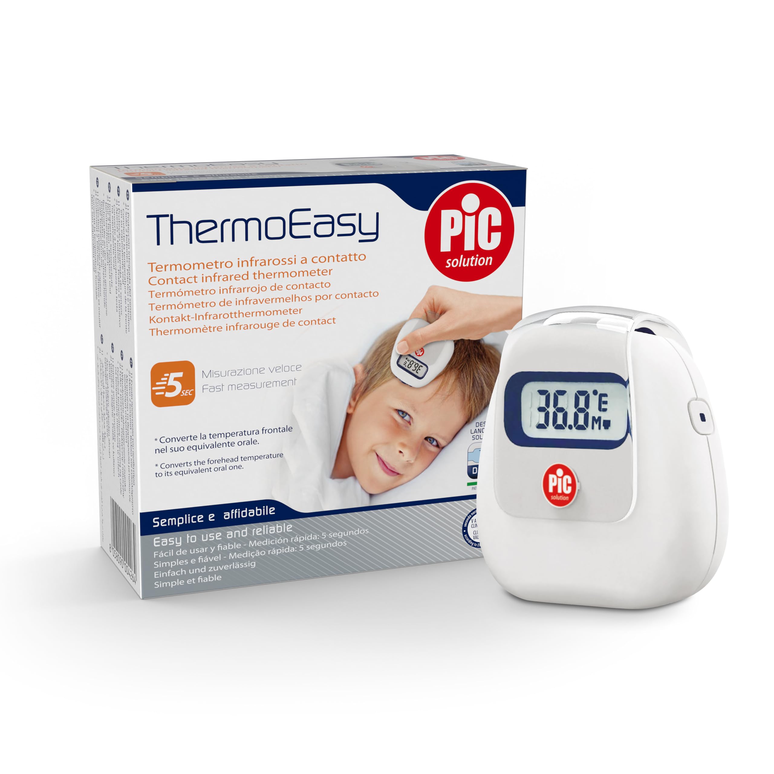 Pic Solution Thermomètre Infrarouge Thermoeasy : Amazon.fr: Commerce, Industrie et Science