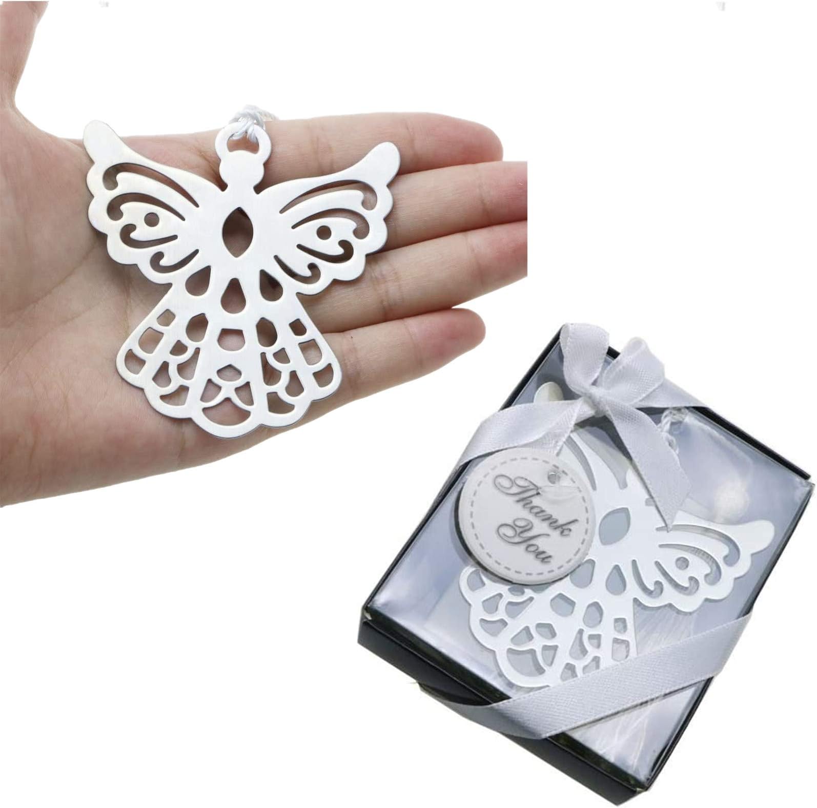 Amazon.com: Metal Angel Bookmark with Silky Bookmark Tassels Angel ...
