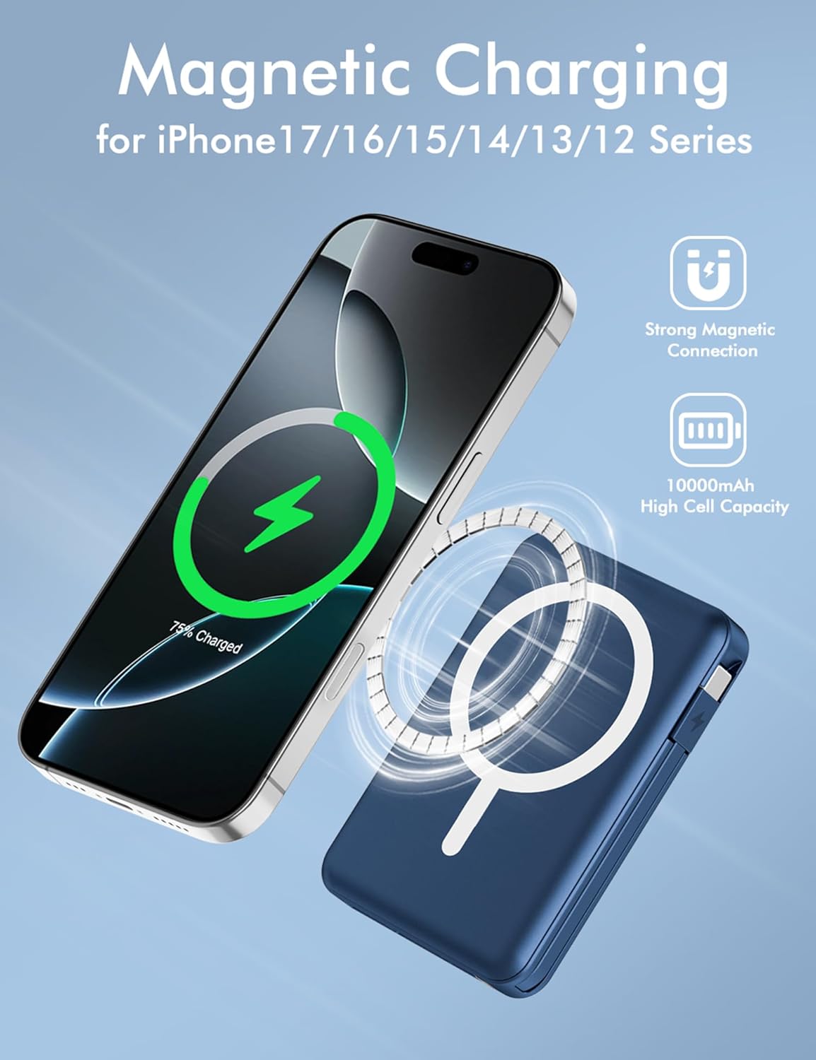 podoru 10000mAh Magnetic Power Bank User Manual - Model KT-D011