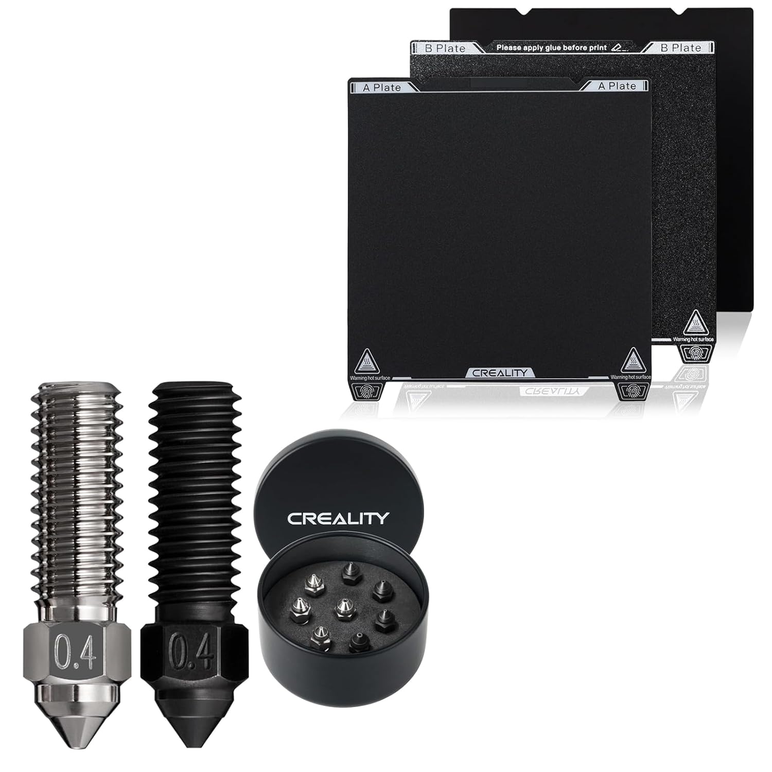 Amazon.com: Ultimate Creality K1 3D Printing Bundle: Nozzle Kit & PEI ...