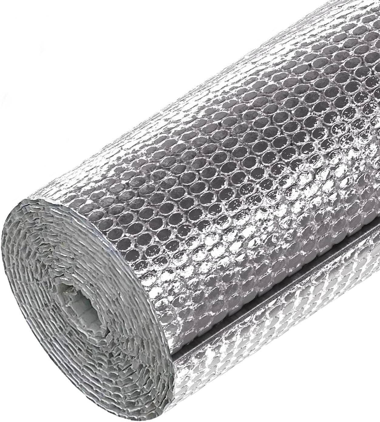 YOUNTHYE 59in x 8.2ft Reflective Insulation Roll Double Bubble Reflective Foil Insulation ...