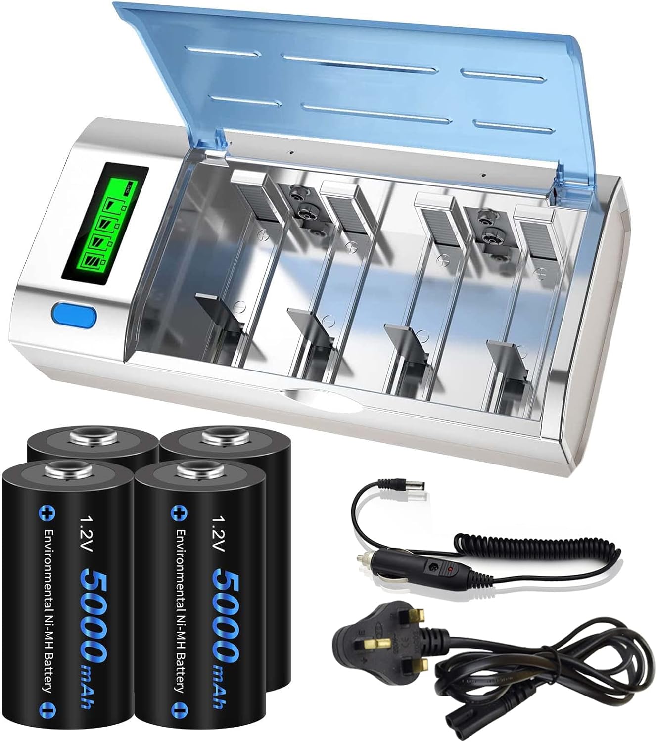 CITYORK Universal LCD Display Battery Charger with Discharge Function ...