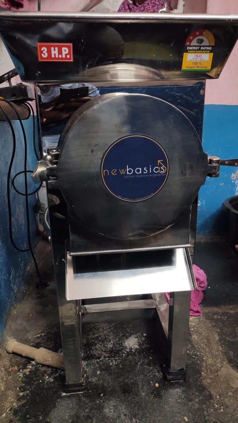 Buy newBasics Stainless Steel Commercial Mixer Masala Grinder - Gravy ...