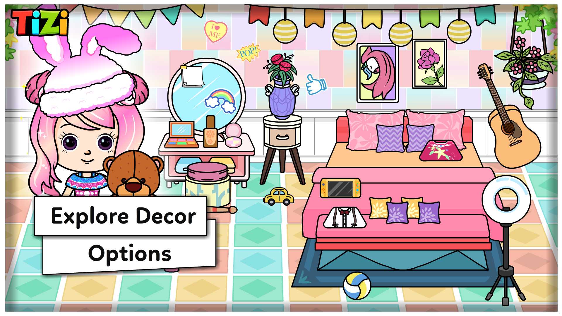 Room Design - Tizi Town Home Decoration Games For Girls - App on Amazon ...