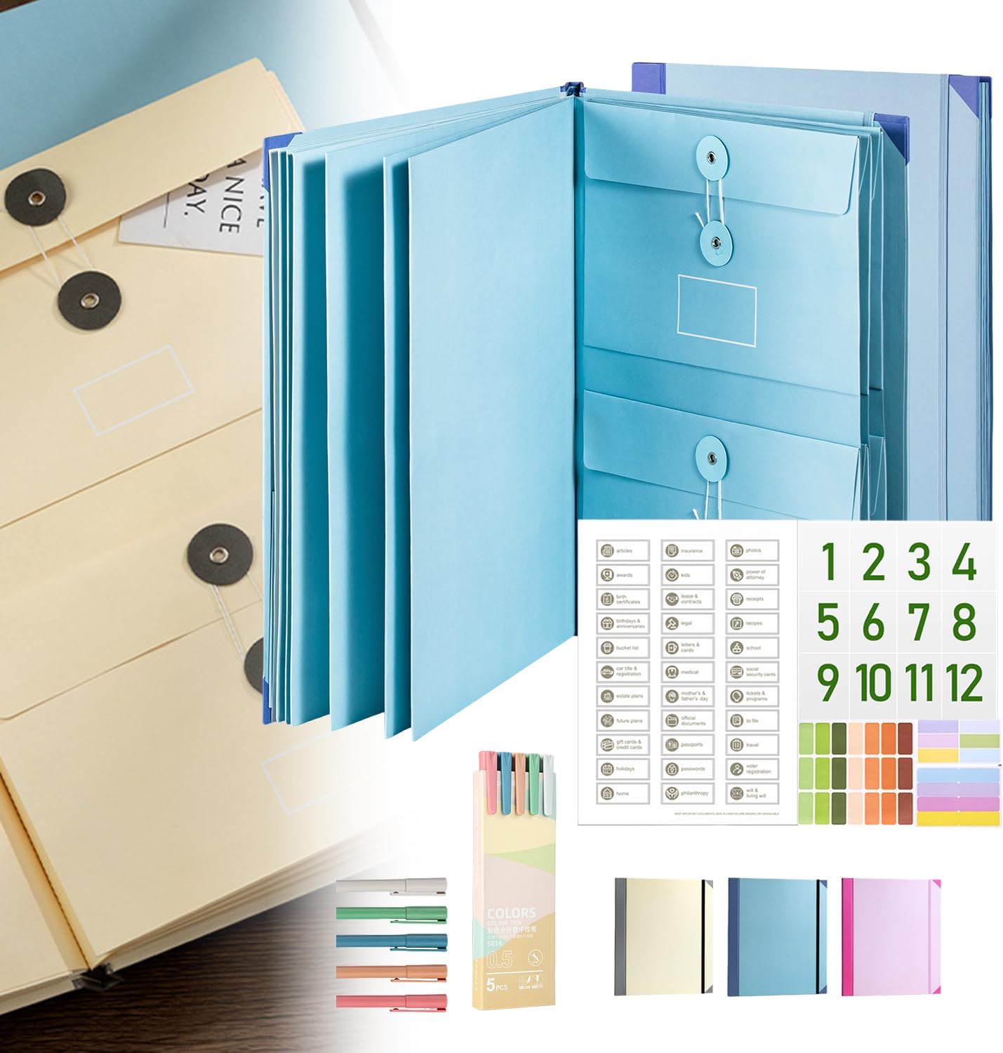 Important Document Organizer, If I Die Binder UK, Life Book Document ...