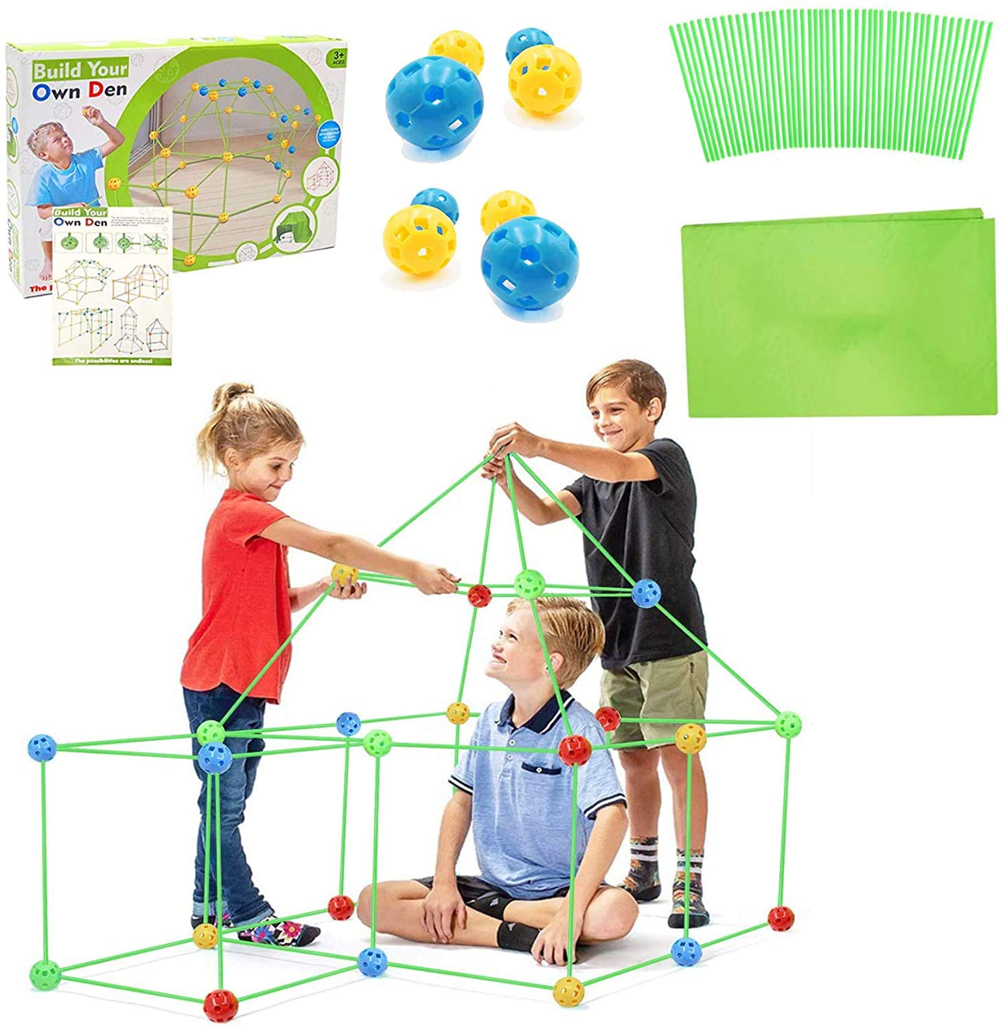 Childrens Forts Construction Toy Forts Building Castles Childrens ...