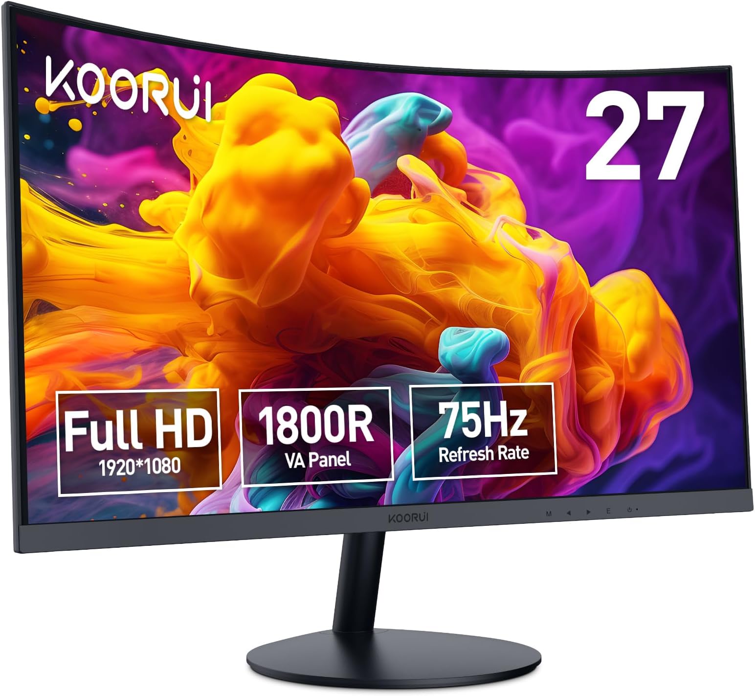 Amazon.com: Sceptre Curved 27" FHD 1080p 75Hz LED Monitor HDMI VGA ...
