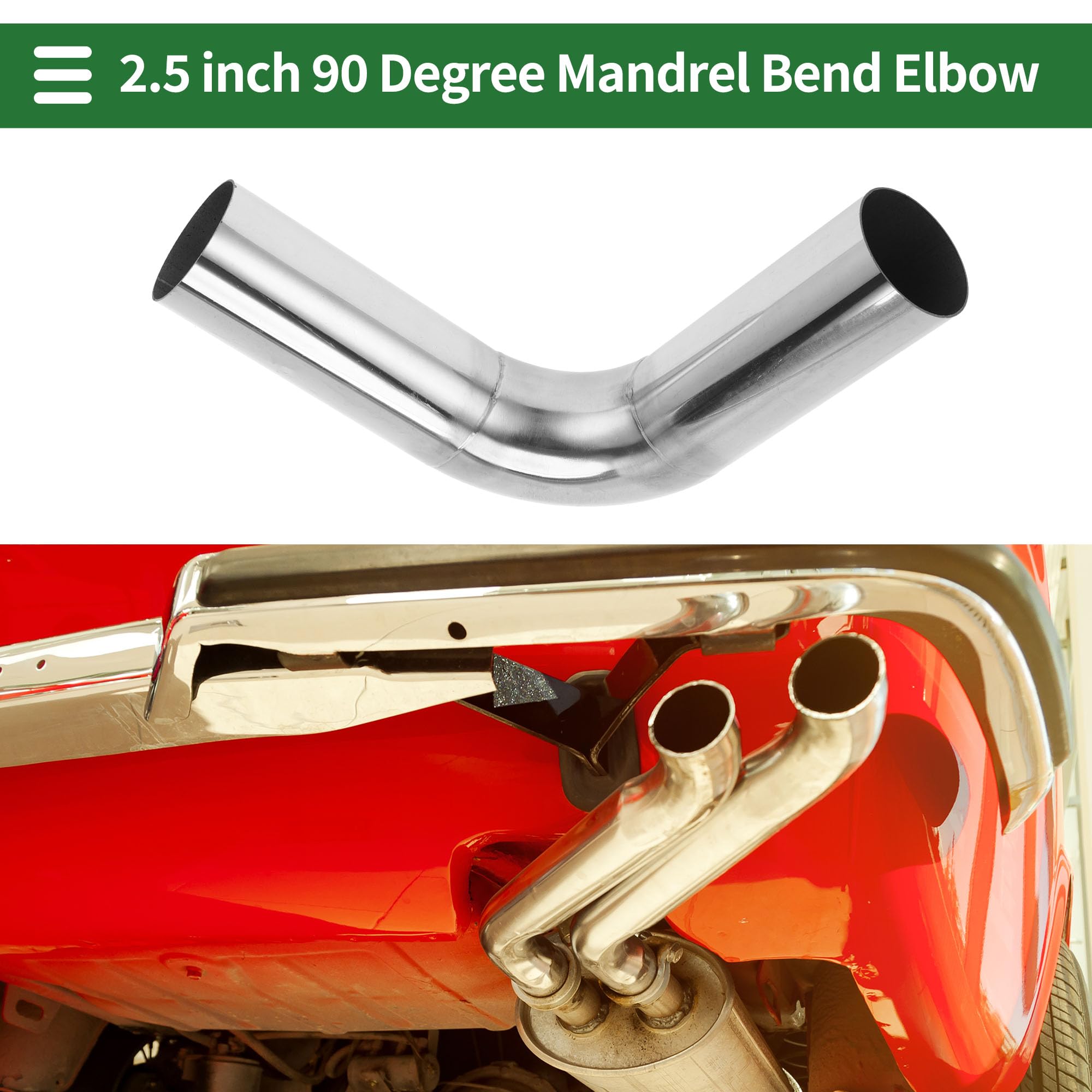 4 Inch Exhaust Tip Motoforti 90 Degree Mandrel DIY Custom Car Modified ...