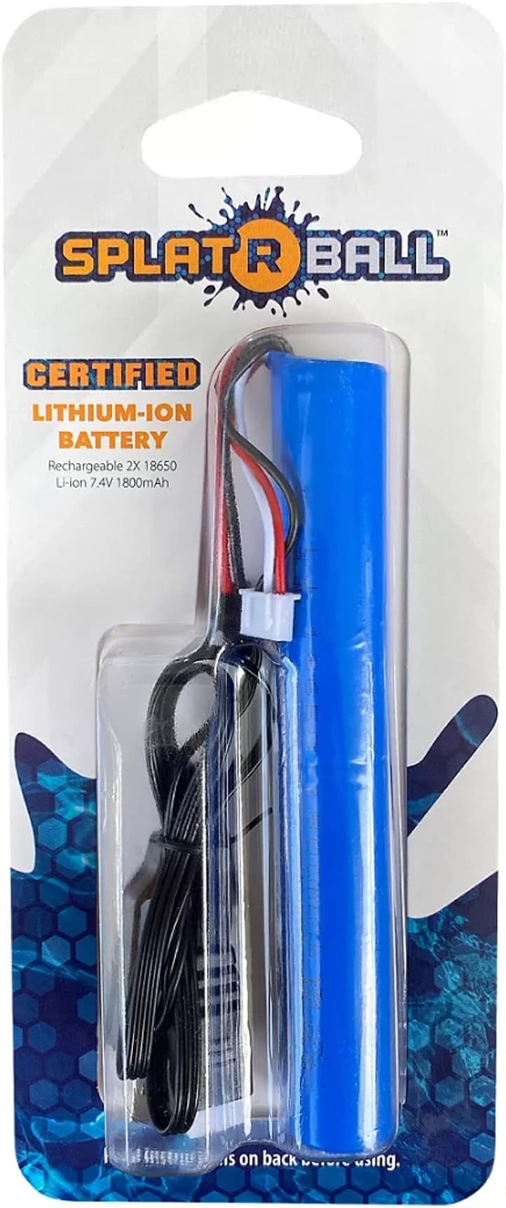 Amazon.com: Tosiicop Airsoft 7.4V LiPo Battery - 2000mAh Batteries SM2P ...