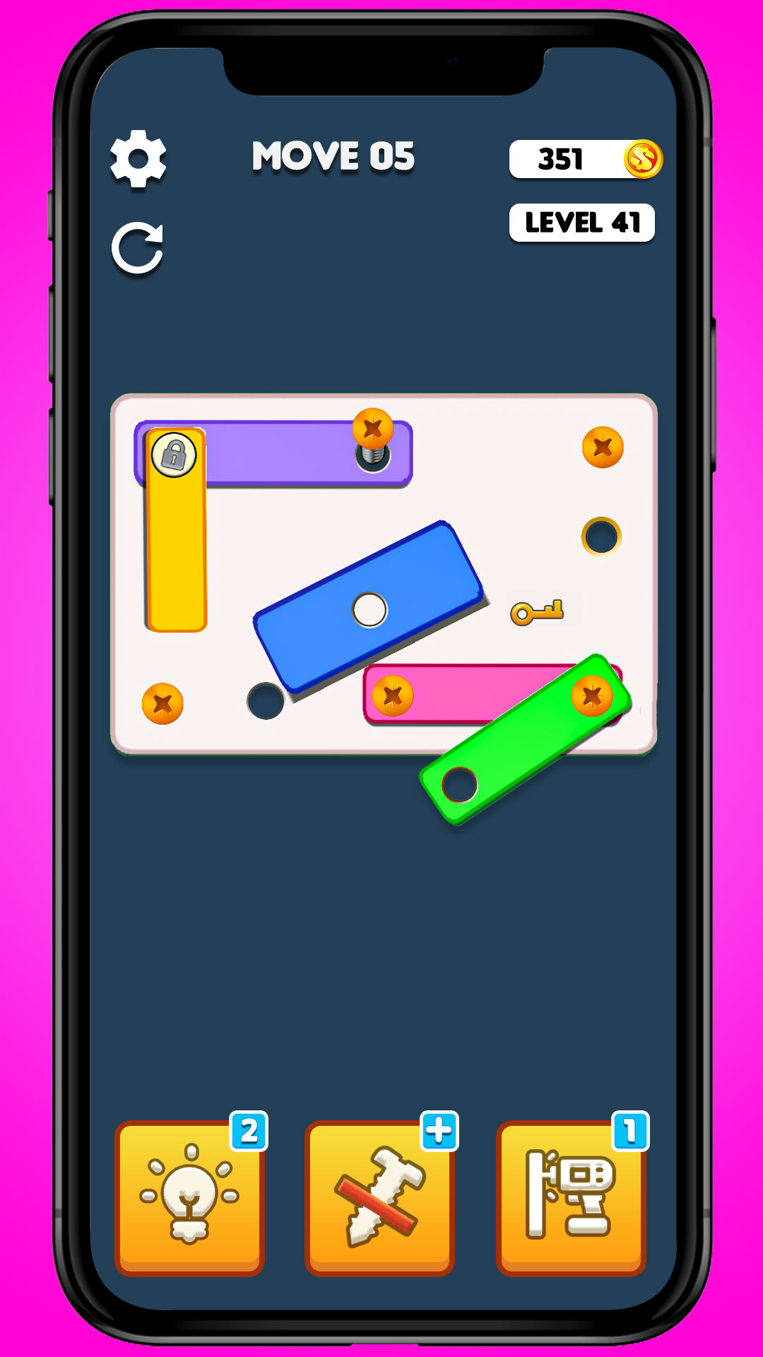 Screw Master Pin Jam Puzzle: Take Off Nuts & Bolts Sort Challenge ...