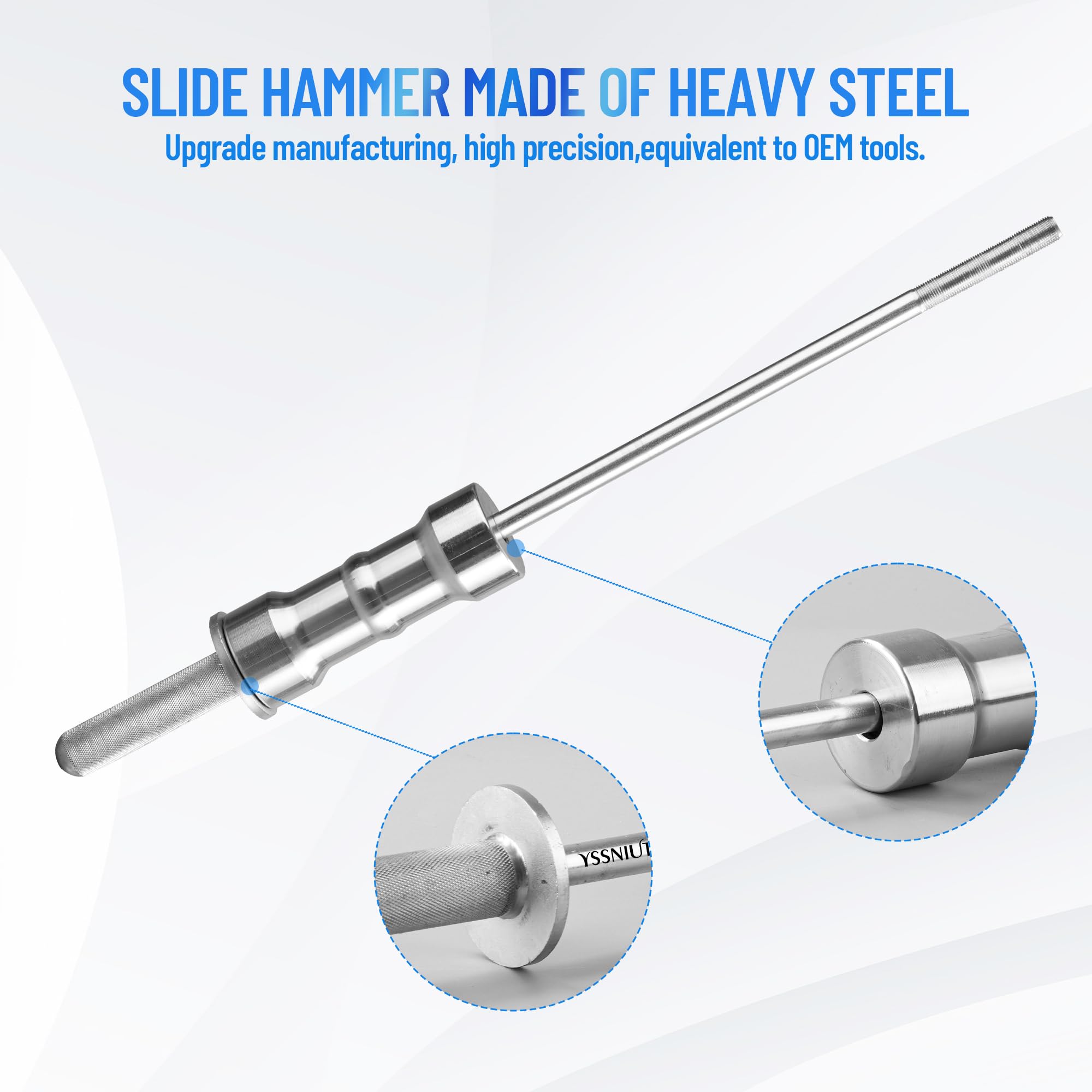 Snapklik.com : Inner CV Joint Puller Slide Hammer Front Wheel Drive ...