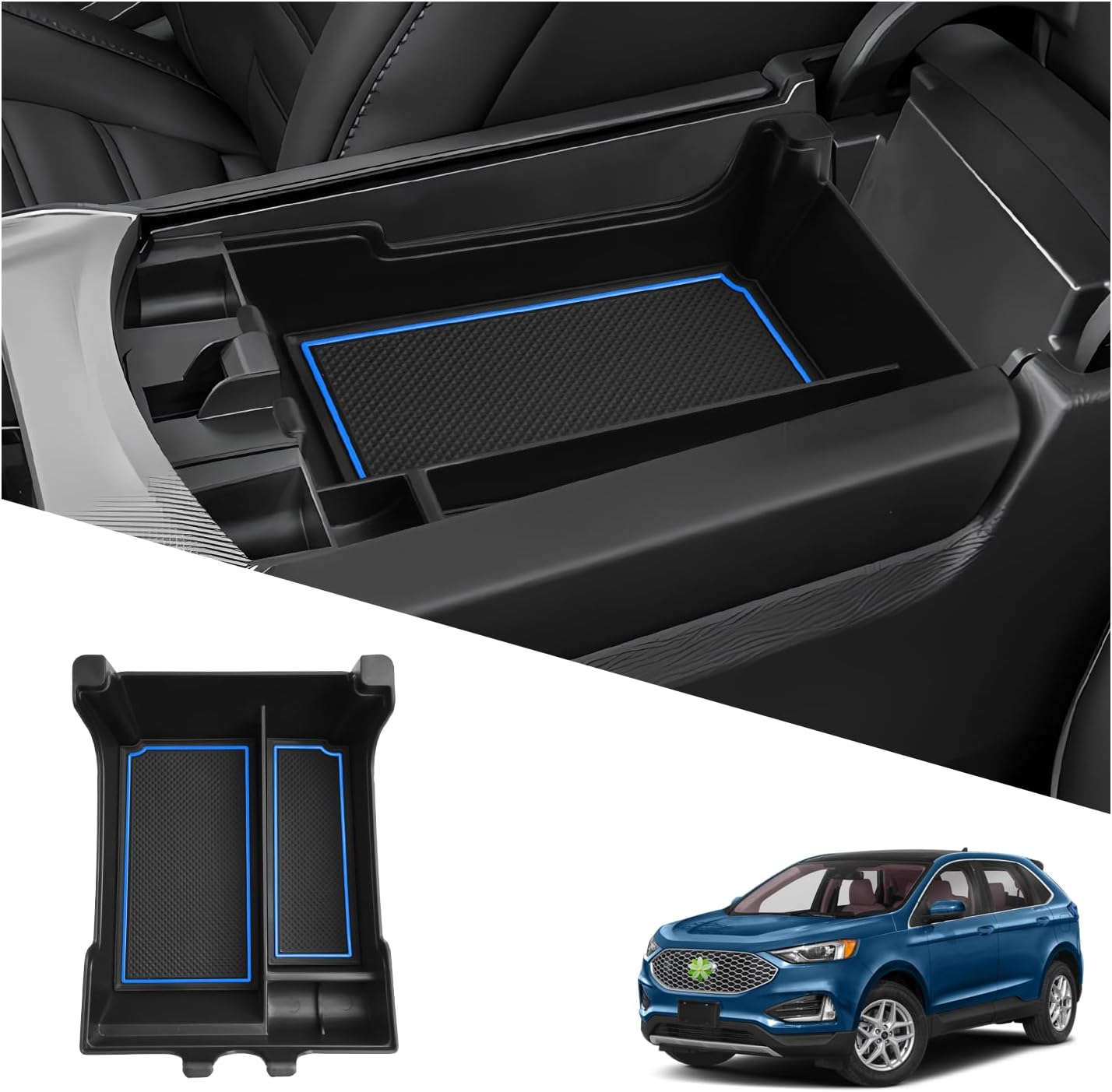 Fit Ford Edge Center Console Organizer Ford Edge 2015-2024 Accessories ...