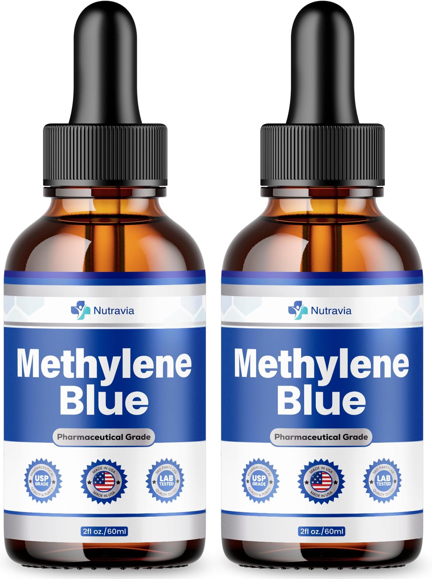 Amazon.com: (2 Pack) Methylene Blue 99.99% - Official Formula ...