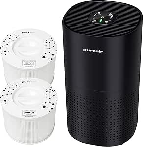 Amazon.com: PuroAir Purificador de aire 240 y dos filtros de aire HEPA – Cubre 1,000 pies ...