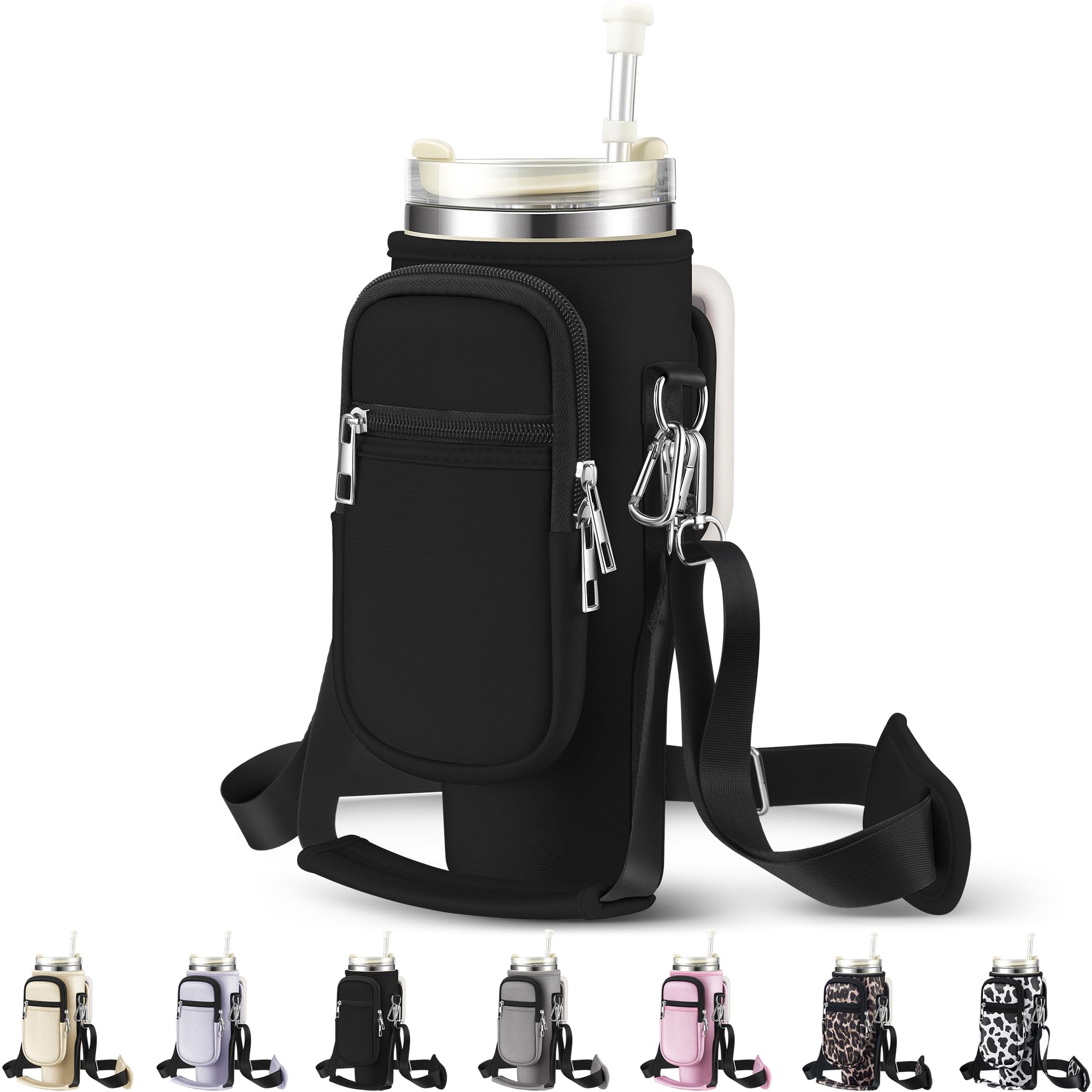 Amazon.com : Stanley Carrier 40oz with Phone Pocket - Crossbody Stanley ...