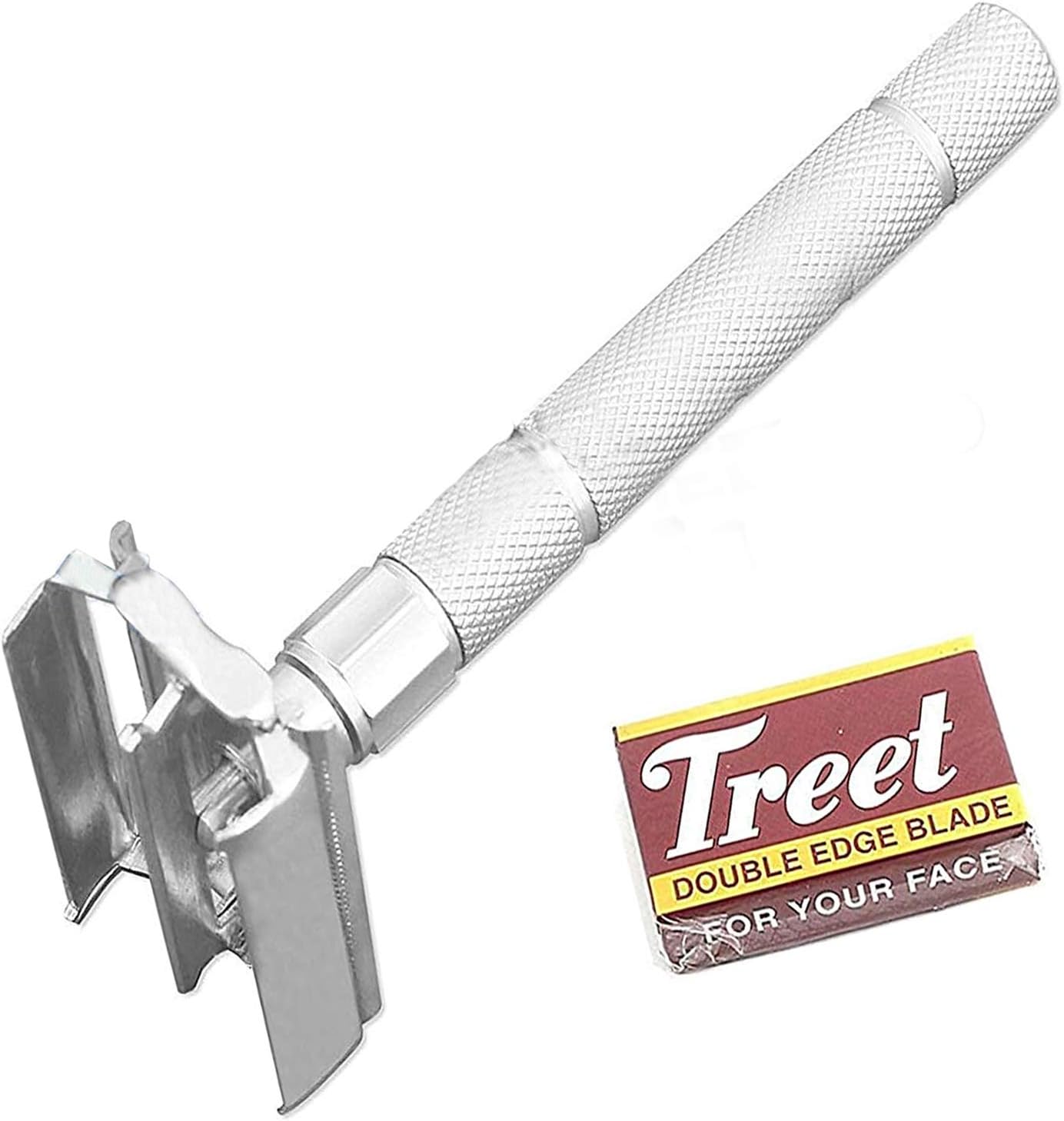 Amazon.com: OdontoMed2011® Handled Traditional Double Edge Safety Razor ...