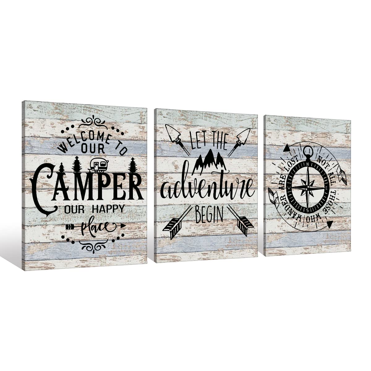 Amazon.com: Welcome To Our Camper Let The Adventure Begin Camping ...