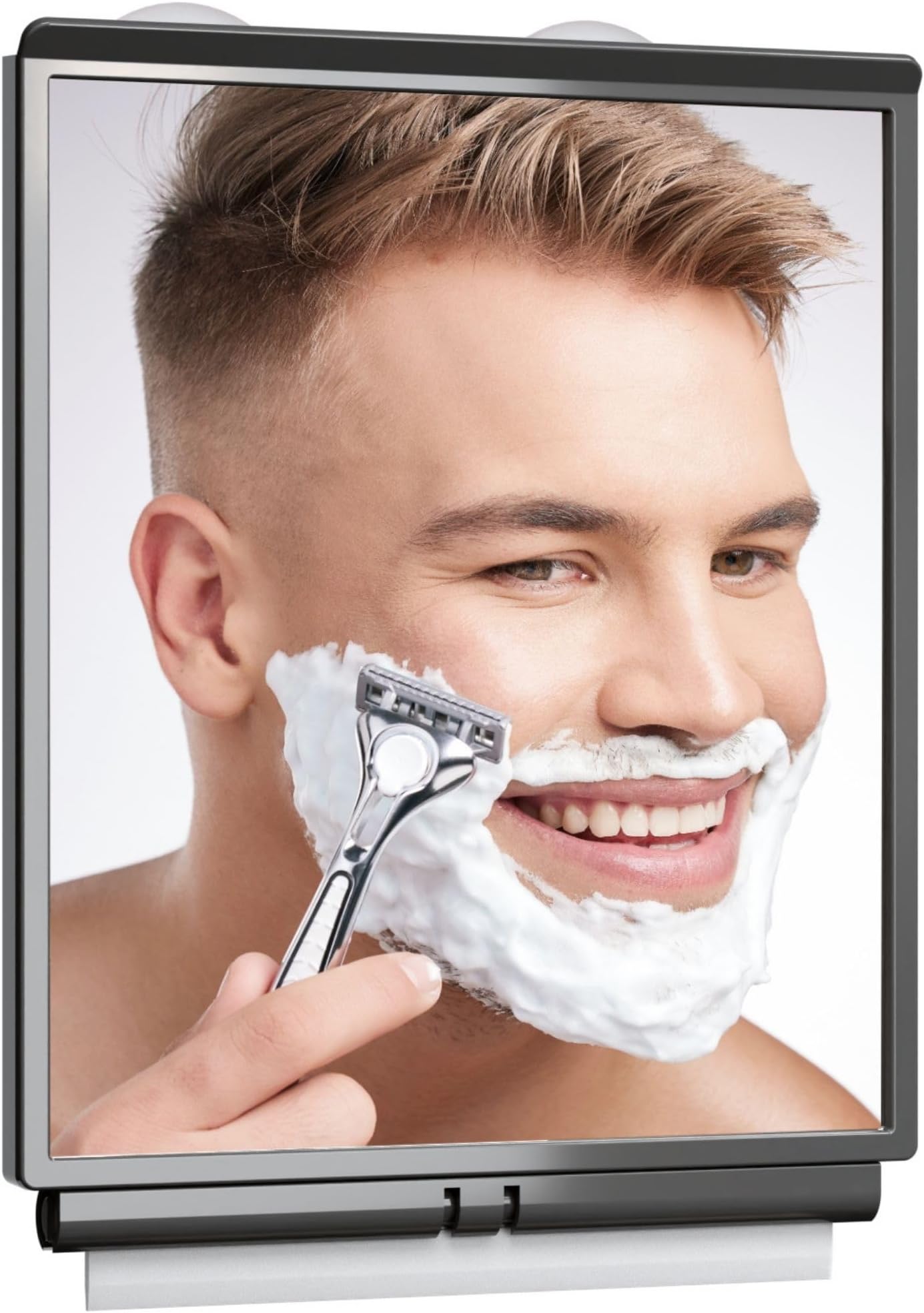 Amazon.com : LFOYOU Shower Mirror for Shaving with 2 Replaceable ...