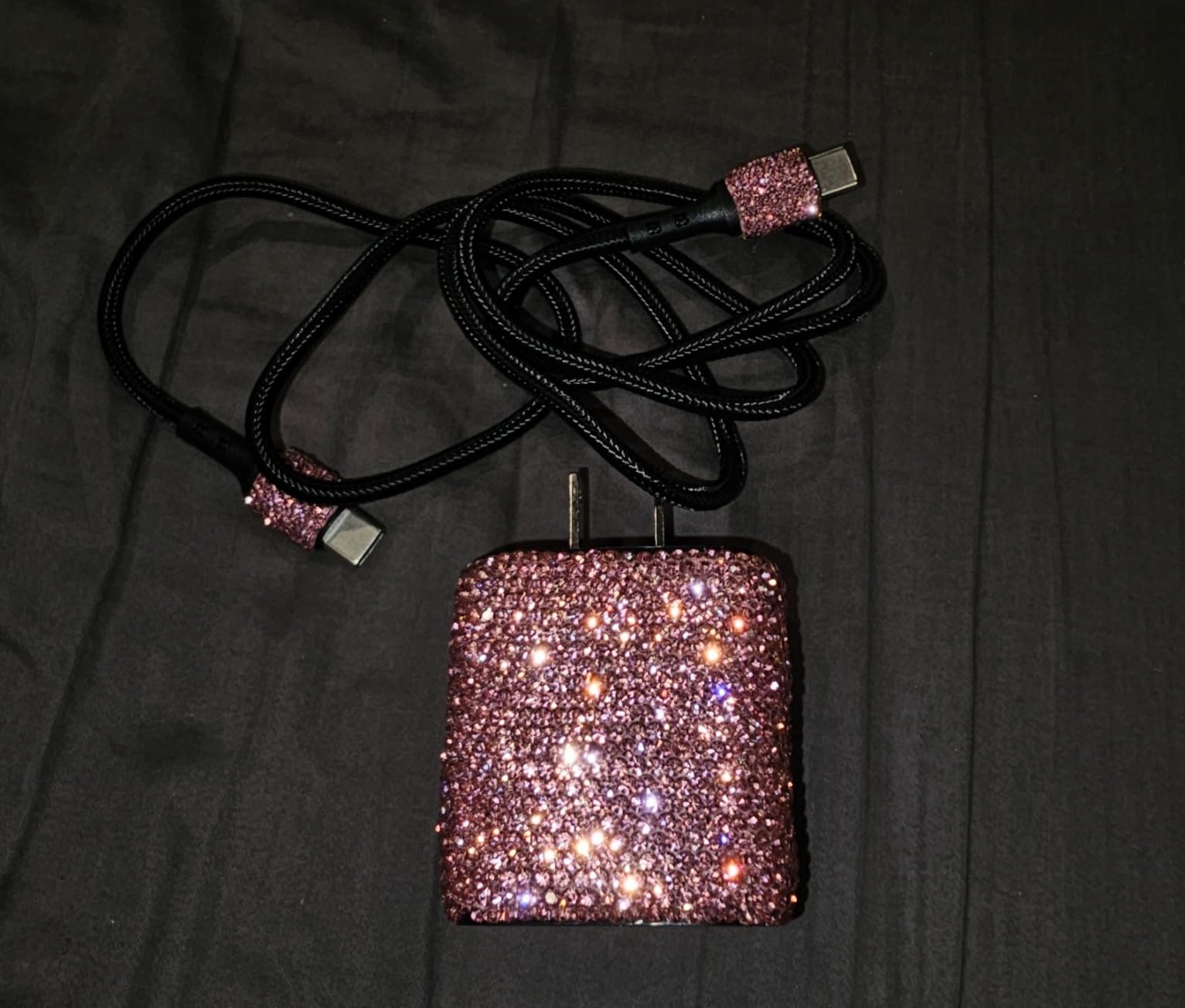 Amazon.com: Bling USB C Wall Charger, 20W PD + QC Dual Port Fast ...