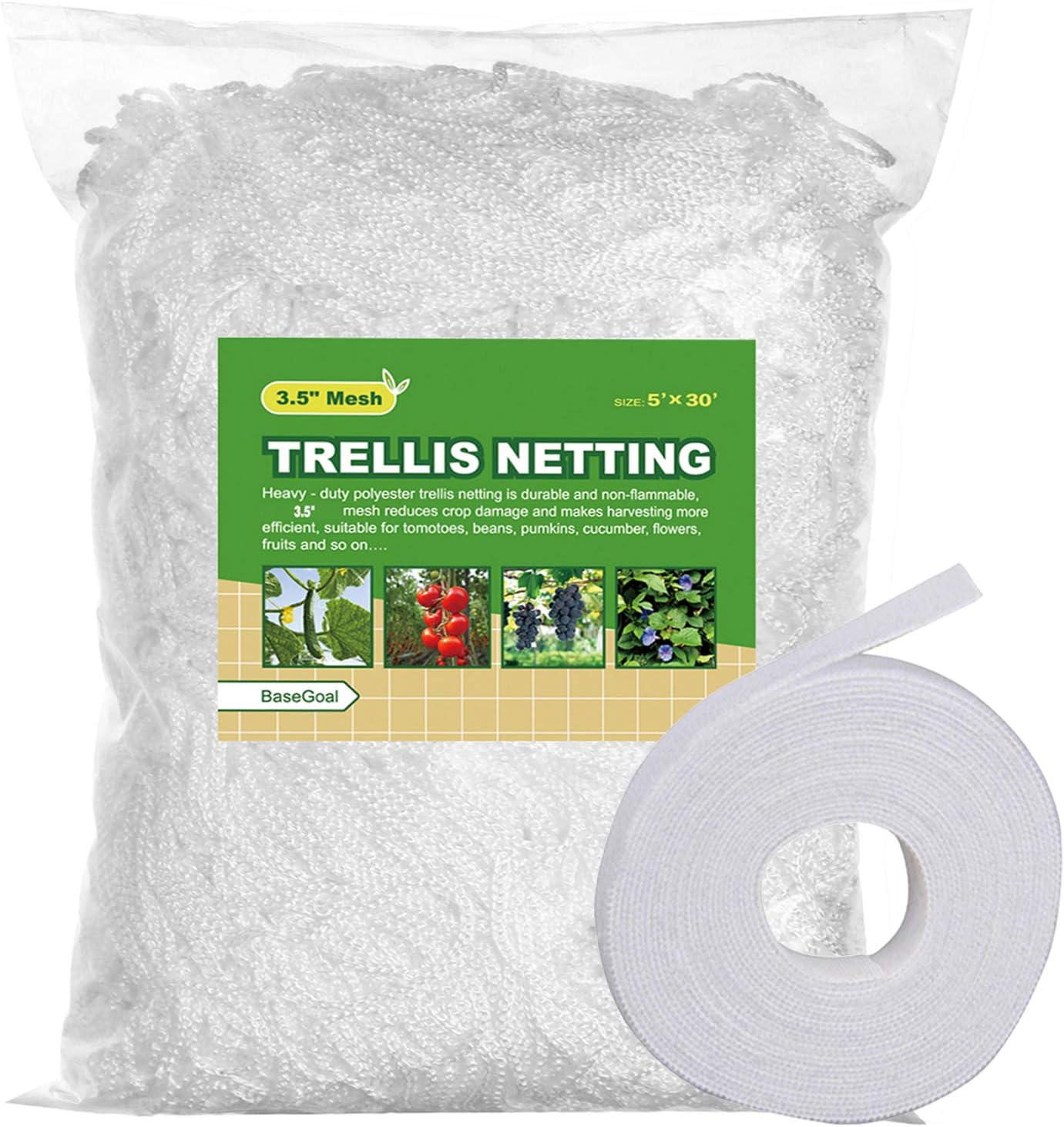 Amazon.com : Toolazy Soft Mesh Nylon Trellis Netting Bulk Roll - 5 x ...