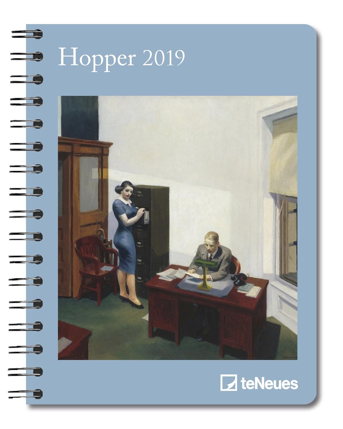 2019 Hopper Deluxe Diary- teNeues - 16.5 x 21.6 cm: Amazon.co.uk ...
