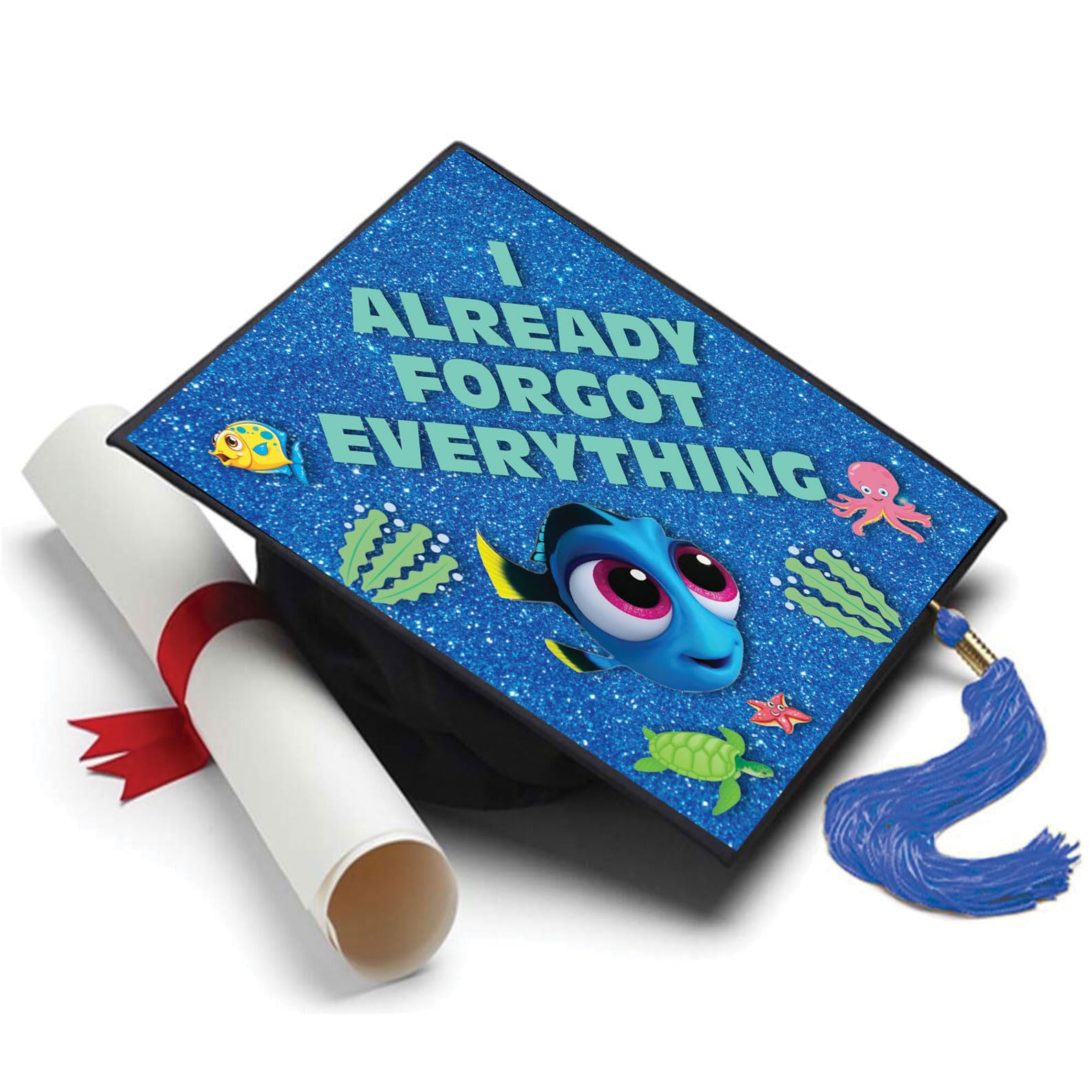 Amazon.com: Tassel Toppers Already Forgot Everything Graduation Cap ...