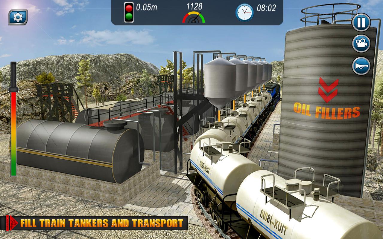 Real Oil Tanker Train Transport Game - City Cargo Oil Train Games - App ...