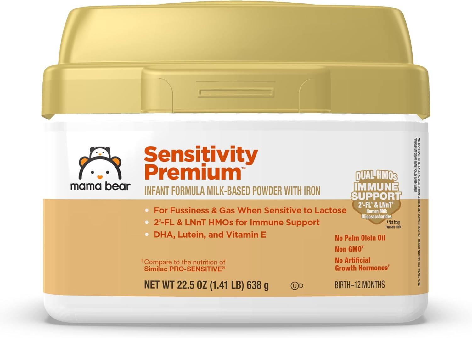 Amazon.com: Amazon Brand - Mama Bear Sensitivity Baby Formula Powder, 2 ...