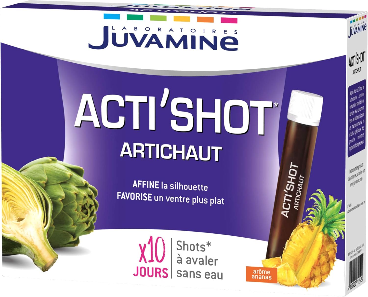 JUVAMINE - Acti' Shot Artichaut Minceur - Expert ventre plat 3 en 1 ...