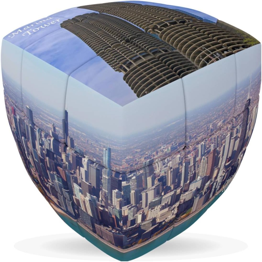Amazon.com: V-CUBE Chicago 3B Cube Toy : Toys & Games