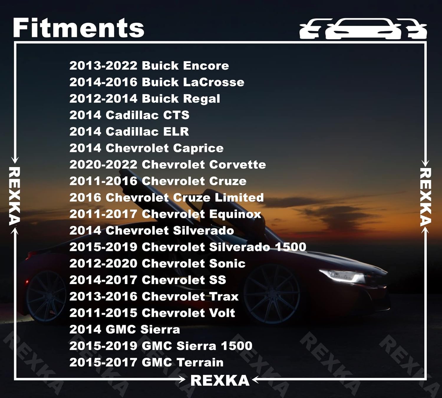 Rexka 25 clips de retención para panel de moldura de puerta ...