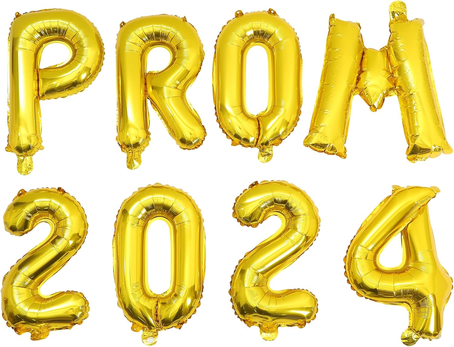 Amazon.com: LUOZZY Golden Prom 2024 Balloons Large Graduation Balloon ...